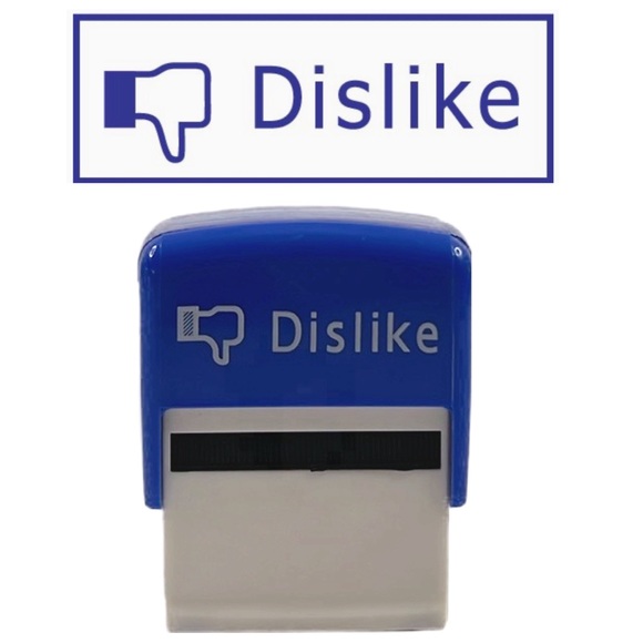 Office | New Free The Original Facebook Dislike Self Inking Stamp ...